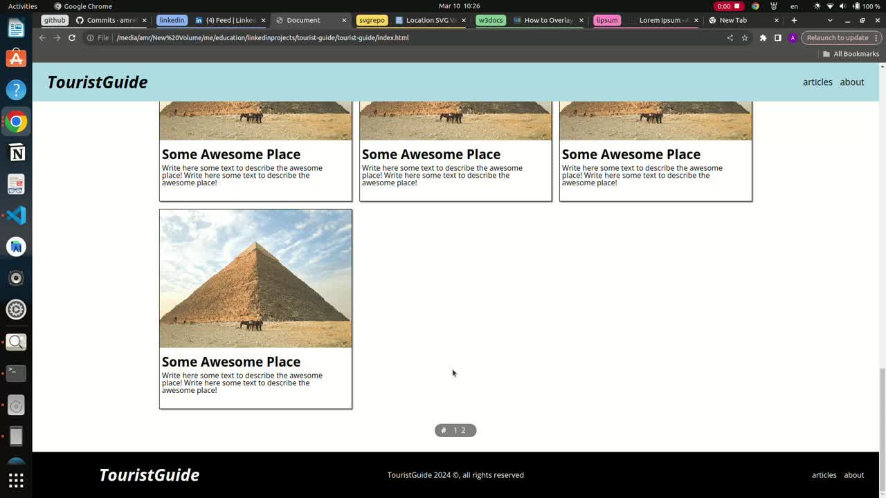 Amr Elkhodary on LinkedIn: A basic static webpage created using HTML ... Amr Elkhodary on LinkedIn: A basic static webpage created using HTML ...