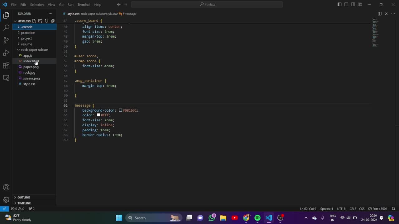 Created a Rock, Paper, Scissors game with HTML | Shruti Jauhari posted ... Created a Rock, Paper, Scissors game with HTML | Shruti Jauhari posted ...