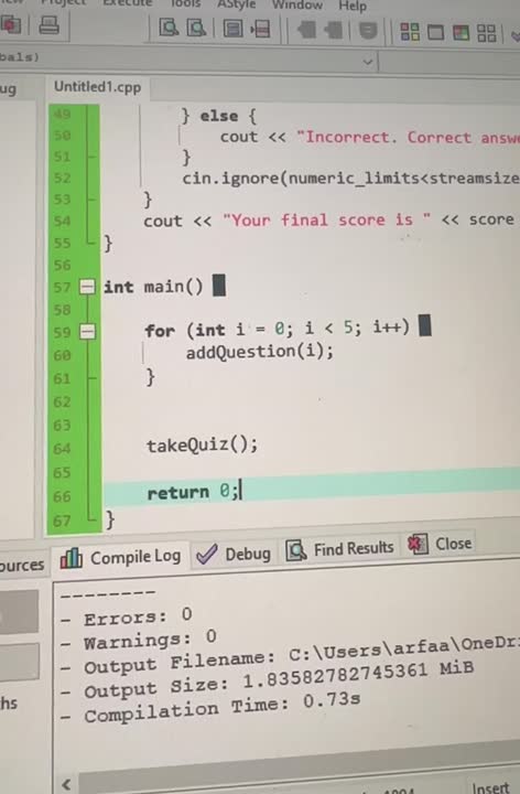 Arfa Alam on LinkedIn: #coding #cplusplus #gamedevelopment #internship ... Arfa Alam on LinkedIn: #coding #cplusplus #gamedevelopment #internship ...