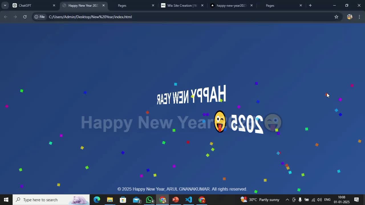 #webdevelopment #happynewyear #html #css #javascript #creativedesign ... #webdevelopment #happynewyear #html #css #javascript #creativedesign ...