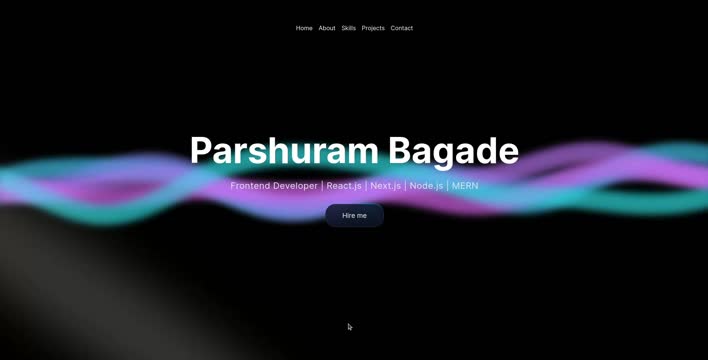 Parshuram Bagade on LinkedIn: #frontenddeveloper #nextjs #portfolio # ... Parshuram Bagade on LinkedIn: #frontenddeveloper #nextjs #portfolio # ...