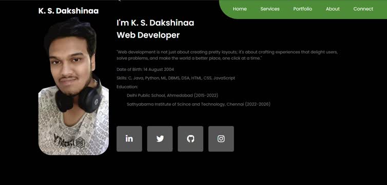 K. S. Dakshinaa on LinkedIn: #oasisinfobyte #webdevelopment #html #css ... K. S. Dakshinaa on LinkedIn: #oasisinfobyte #webdevelopment #html #css ...