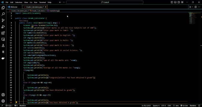 Nikitha R on LinkedIn: #codsoft #javaprogramming #codsoftinternship Nikitha R on LinkedIn: #codsoft #javaprogramming #codsoftinternship