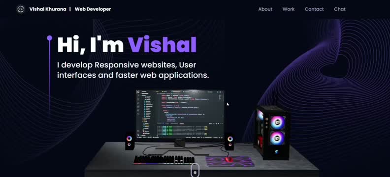 #webdev #reactjs #threejs #tailwindcss #socketio | Vishal Khurana #webdev #reactjs #threejs #tailwindcss #socketio | Vishal Khurana