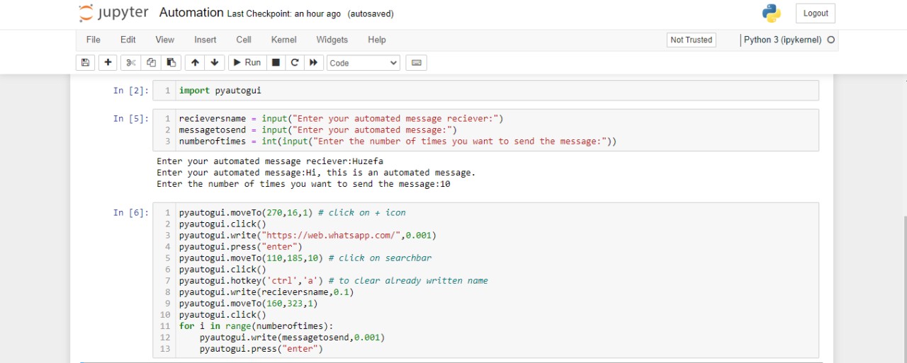 Huzefa Mustafa on LinkedIn: #python #project #automation Huzefa Mustafa on LinkedIn: #python #project #automation