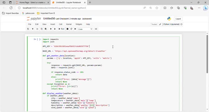 Finished my python task for weather program | Marium Salman posted on ... Finished my python task for weather program | Marium Salman posted on ...