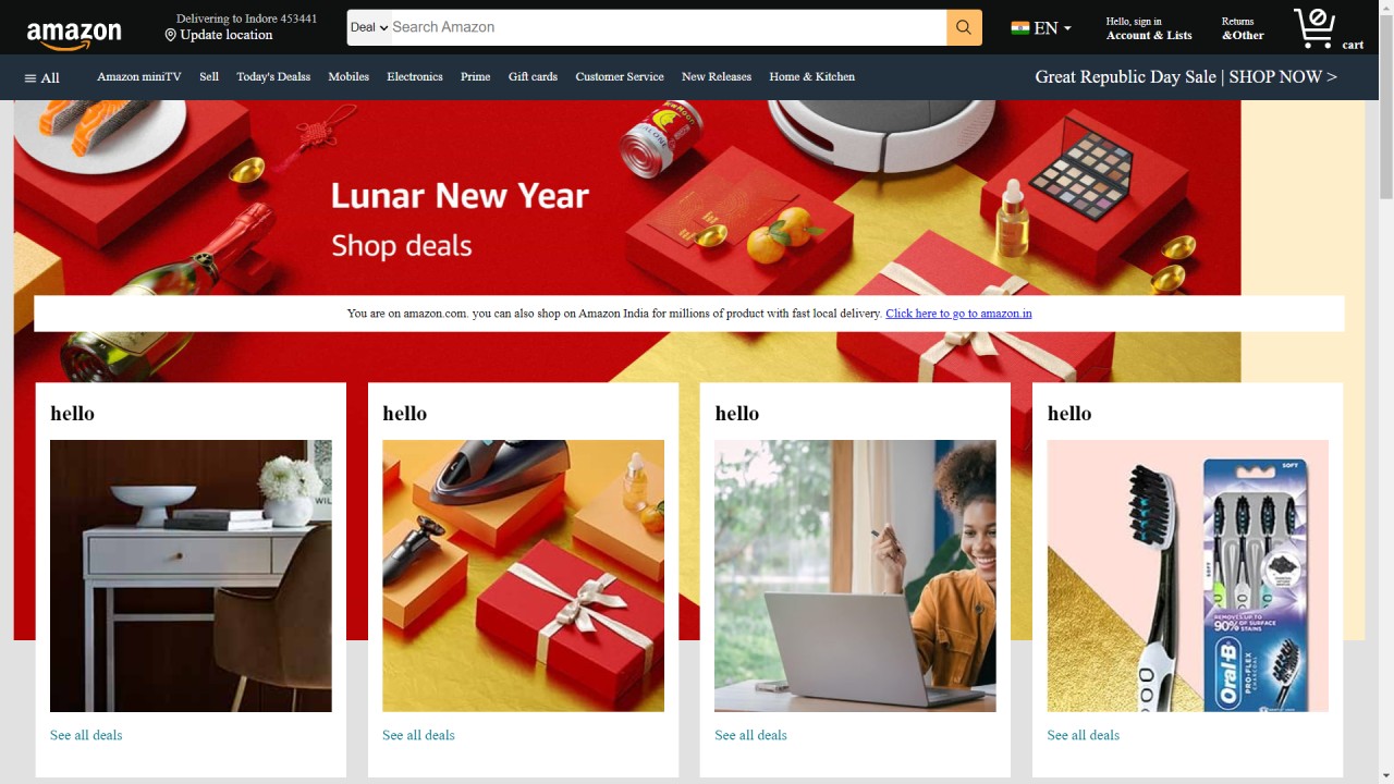 How to create an Amazon-like web page with EchoScripter | Apoorv Pawar ... How to create an Amazon-like web page with EchoScripter | Apoorv Pawar ...