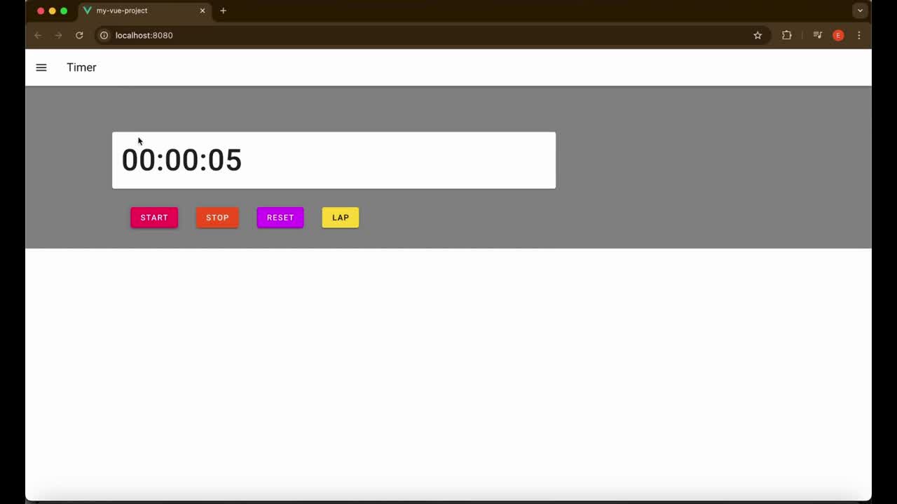 Completed a timer app with Vuetify | Emine Y. posted on the topic ... Completed a timer app with Vuetify | Emine Y. posted on the topic ...