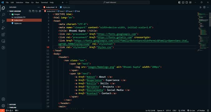 Bhoomi Gupta on LinkedIn: #codsoft #webdevelopment #internship Bhoomi Gupta on LinkedIn: #codsoft #webdevelopment #internship