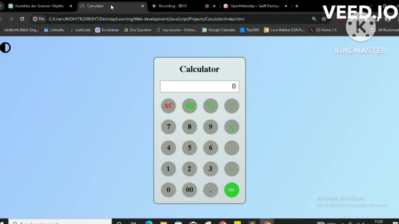 #selfgrowth #html #css #calculator #webdev #javascript | Nikit Bisht #selfgrowth #html #css #calculator #webdev #javascript | Nikit Bisht