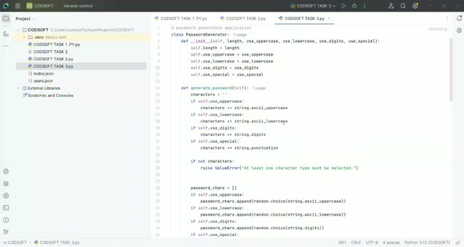 Samyuktha C on LinkedIn: #internship #codsoft #passwordgenerator # ... Samyuktha C on LinkedIn: #internship #codsoft #passwordgenerator # ...