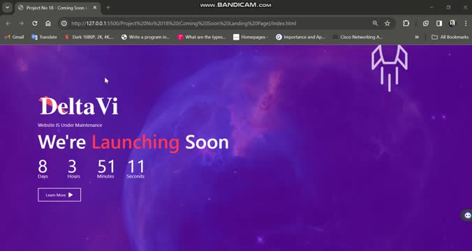 Syed ibad on LinkedIn: #javascriptchallenge #comingsoonpage #dateobject ... Syed ibad on LinkedIn: #javascriptchallenge #comingsoonpage #dateobject ...
