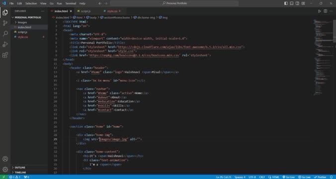 Vaishnavi Misal on LinkedIn: #webdevelopment #internship #portfolio # ... Vaishnavi Misal on LinkedIn: #webdevelopment #internship #portfolio # ...