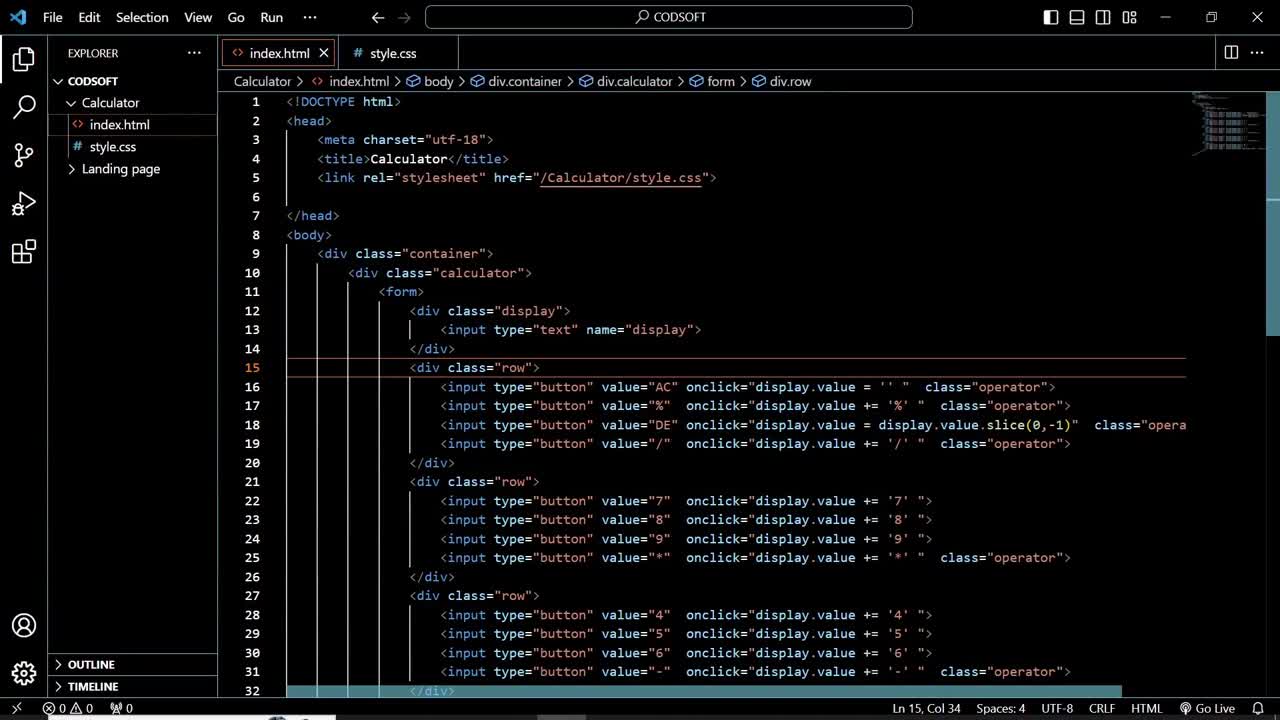 Sohan Patil on LinkedIn: #html #css #webdevelopment #codsoft # ... Sohan Patil on LinkedIn: #html #css #webdevelopment #codsoft # ...