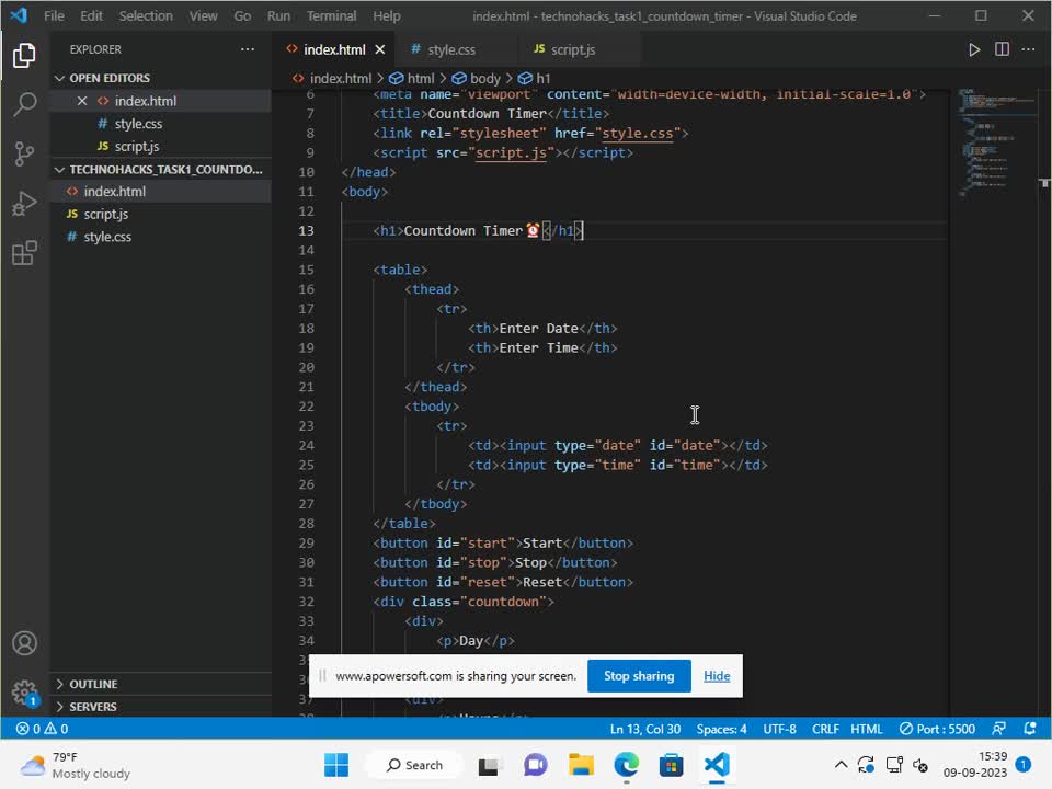 Bhagyashri Jadhav on LinkedIn: #webdev #internship2023 Bhagyashri Jadhav on LinkedIn: #webdev #internship2023