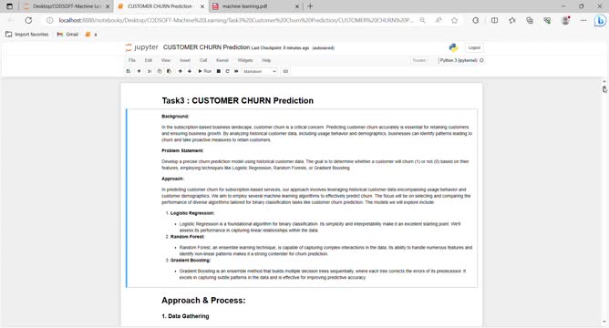 CodSoft: Customer Churn Prediction 📉💼 | Bilal Javed Goraya posted on ... CodSoft: Customer Churn Prediction 📉💼 | Bilal Javed Goraya posted on ...