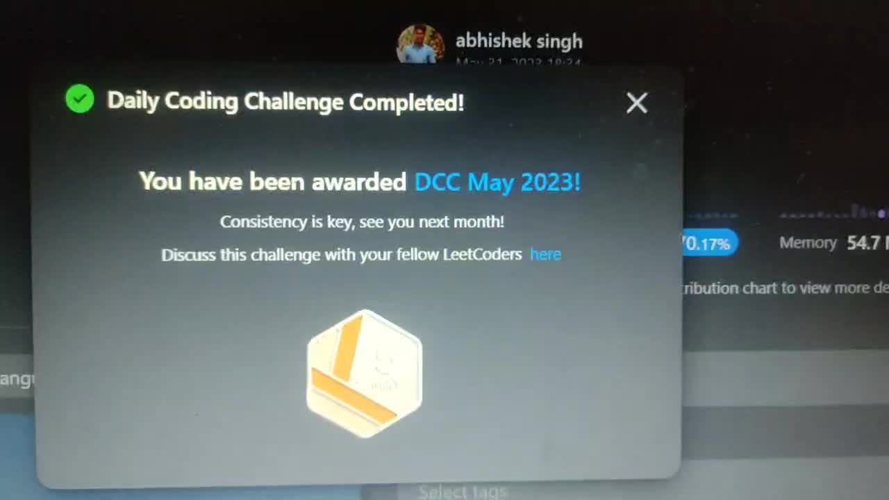 Abhishek Singh on LinkedIn: #leetcode #dcc #may2023 #complexity # ... Abhishek Singh on LinkedIn: #leetcode #dcc #may2023 #complexity # ...