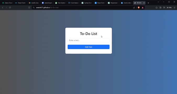 How I created a simple to-do list | Aswin T T posted on the topic ... How I created a simple to-do list | Aswin T T posted on the topic ...