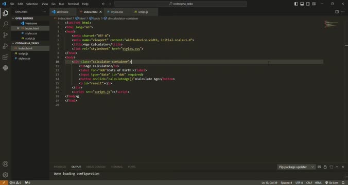 Completed Task -1 for Web Development internship at CodeAlpha | Pooja ... Completed Task -1 for Web Development internship at CodeAlpha | Pooja ...