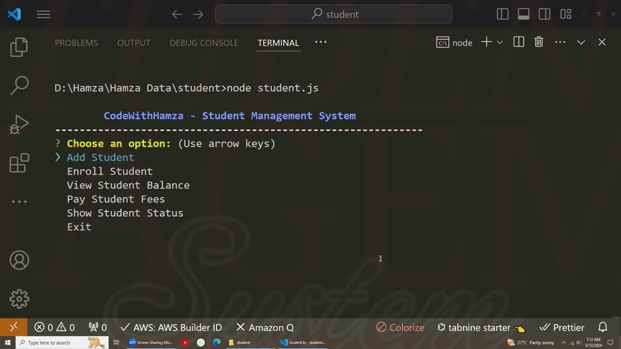 Hamza Mirza on LinkedIn: CodeWithHamza | Student Management System 👨🎓 ... Hamza Mirza on LinkedIn: CodeWithHamza | Student Management System 👨🎓 ...