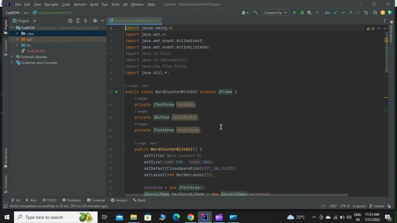 Jyoti Pathade on LinkedIn: #codsoft #java Jyoti Pathade on LinkedIn: #codsoft #java