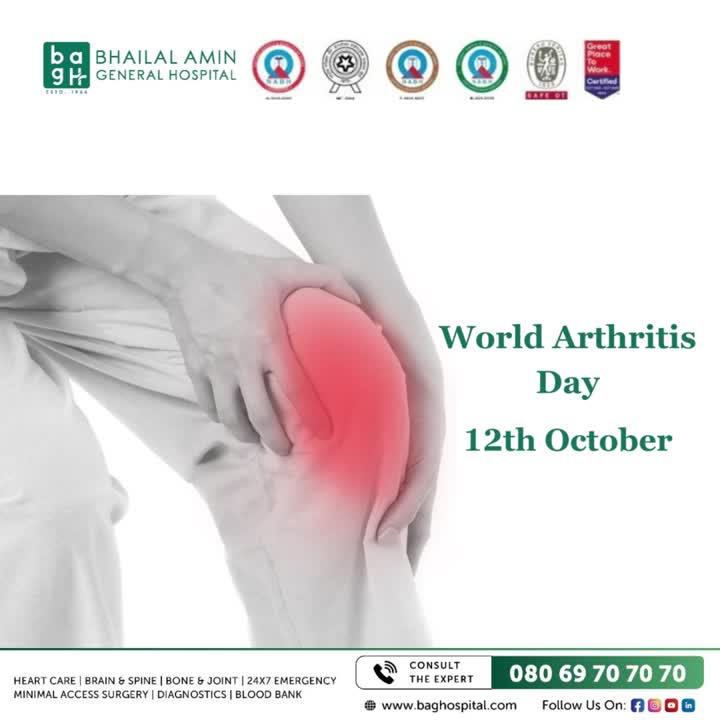 Bhailal Amin General Hospital on LinkedIn: #worldarthritisday Bhailal Amin General Hospital on LinkedIn: #worldarthritisday