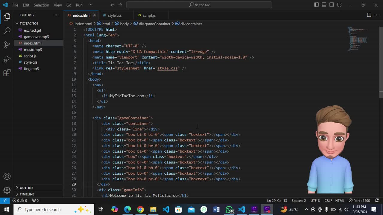 Nirmal . on LinkedIn: #tictactoe #html #css #javascript # ... Nirmal . on LinkedIn: #tictactoe #html #css #javascript # ...