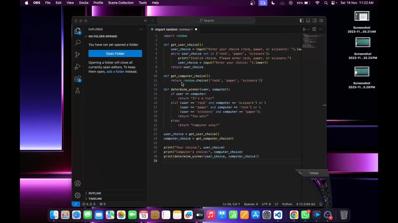 #codesoft #pythonprogramming #gamedevelopment #codingjourney | Jatin Kumar #codesoft #pythonprogramming #gamedevelopment #codingjourney | Jatin Kumar
