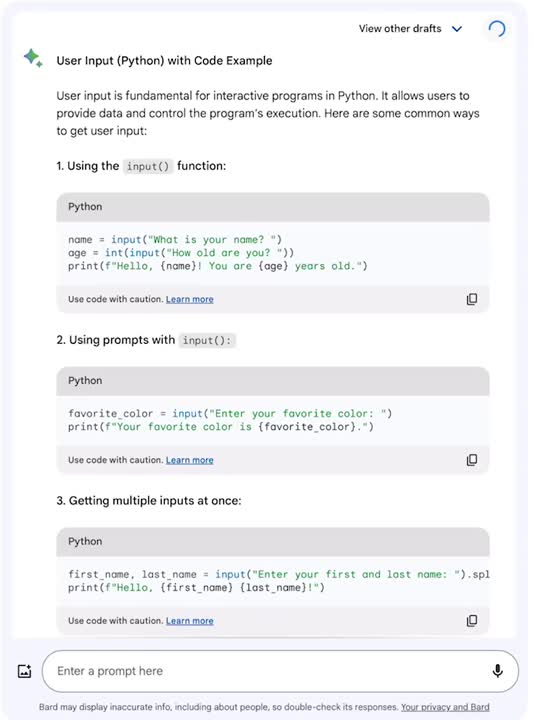 Unarmed Warriors on LinkedIn: #python #userinput #interactiveprograms # ... Unarmed Warriors on LinkedIn: #python #userinput #interactiveprograms # ...