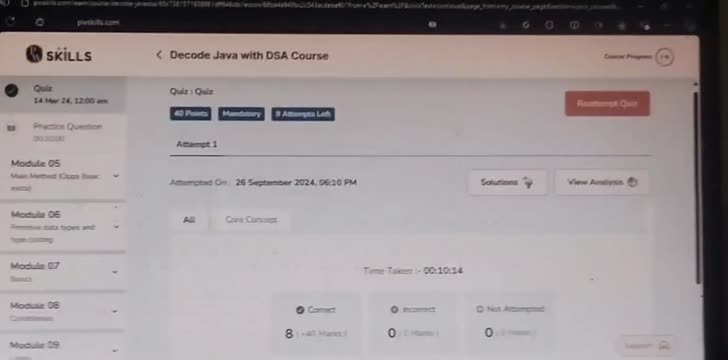 Harsh Pareek on LinkedIn: #java #dsa #quiz #perfectscore #learning # ... Harsh Pareek on LinkedIn: #java #dsa #quiz #perfectscore #learning # ...