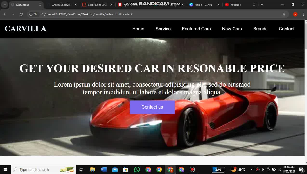 Areeba Sadiq on LinkedIn: #carwebsite #html #css #webdevelopment | 20 ... Areeba Sadiq on LinkedIn: #carwebsite #html #css #webdevelopment | 20 ...