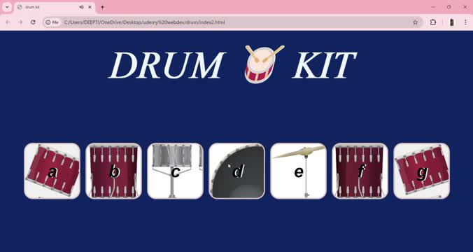 Created a drum kit using HTML, CSS, and JS | Deepti Soni posted on the ... Created a drum kit using HTML, CSS, and JS | Deepti Soni posted on the ...