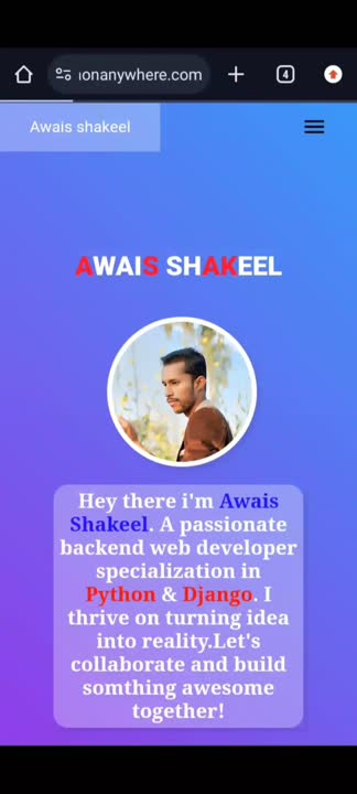 Awais Shakeel on LinkedIn: my portfolio project develope with python Django Awais Shakeel on LinkedIn: my portfolio project develope with python Django
