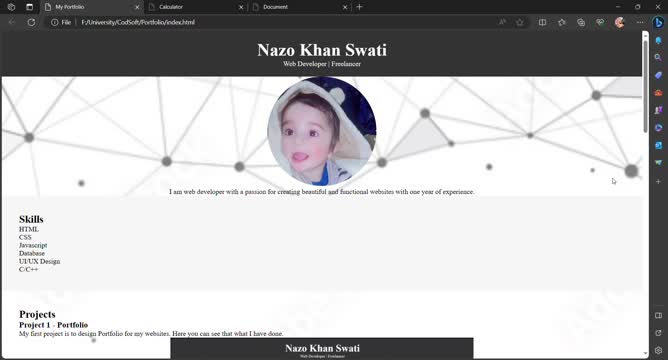 Nazia Khan Swati on LinkedIn: #codsoft #internship #webdevelopment Nazia Khan Swati on LinkedIn: #codsoft #internship #webdevelopment