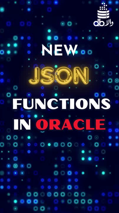 Db.Wala on LinkedIn: New JSON Functions in Oracle Db.Wala on LinkedIn: New JSON Functions in Oracle