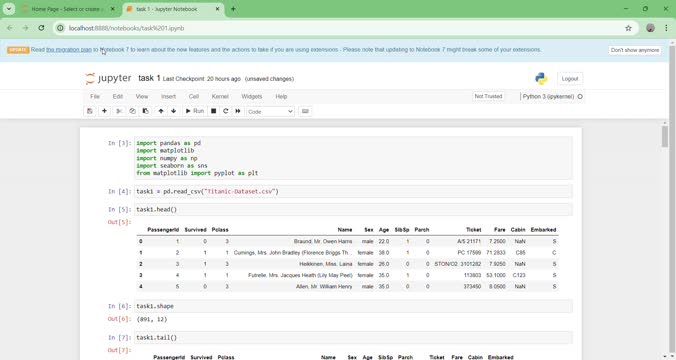 Working on TITANIC SURVIVAL PREDICTION task at CodSoft | Riya Mishra ... Working on TITANIC SURVIVAL PREDICTION task at CodSoft | Riya Mishra ...