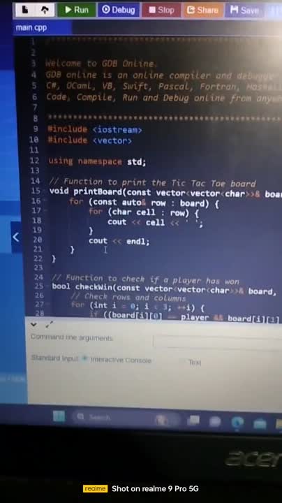 jay sahu on LinkedIn: Completed the task 3 of tic tac toe game in C++ ... jay sahu on LinkedIn: Completed the task 3 of tic tac toe game in C++ ...