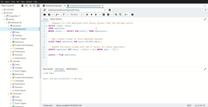 #100daysofcode #sql #100daysofcode #databasemanagement #subqueries ... #100daysofcode #sql #100daysofcode #databasemanagement #subqueries ...