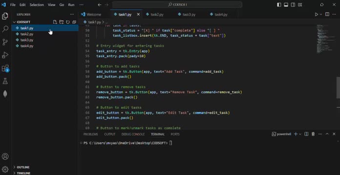 My task assigned by CodSoft: To-Do List application | Yashwanth Kumar M ... My task assigned by CodSoft: To-Do List application | Yashwanth Kumar M ...