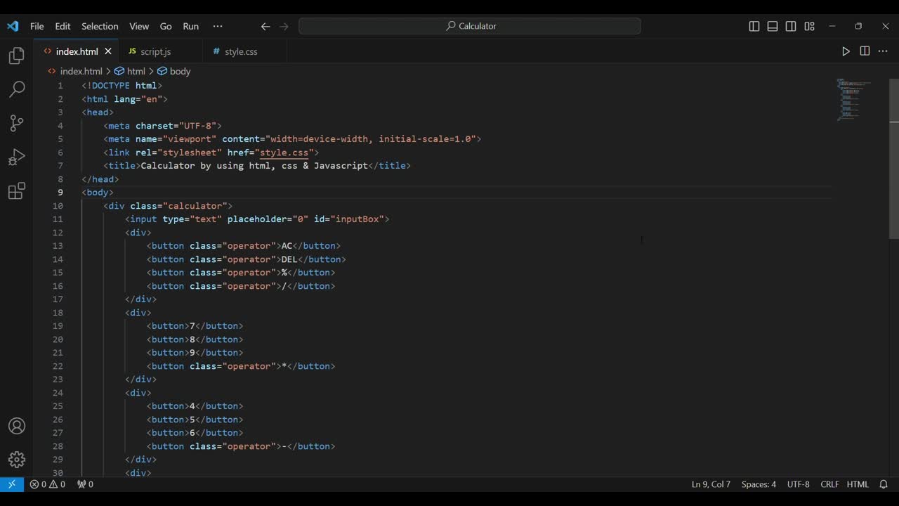 Asfaque Ansari on LinkedIn: #internpe #webdevlopment #calculator #html #css Asfaque Ansari on LinkedIn: #internpe #webdevlopment #calculator #html #css