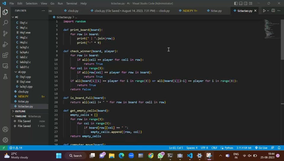 Aditya Kumar on LinkedIn: #internpe #pythonprogramming Aditya Kumar on LinkedIn: #internpe #pythonprogramming