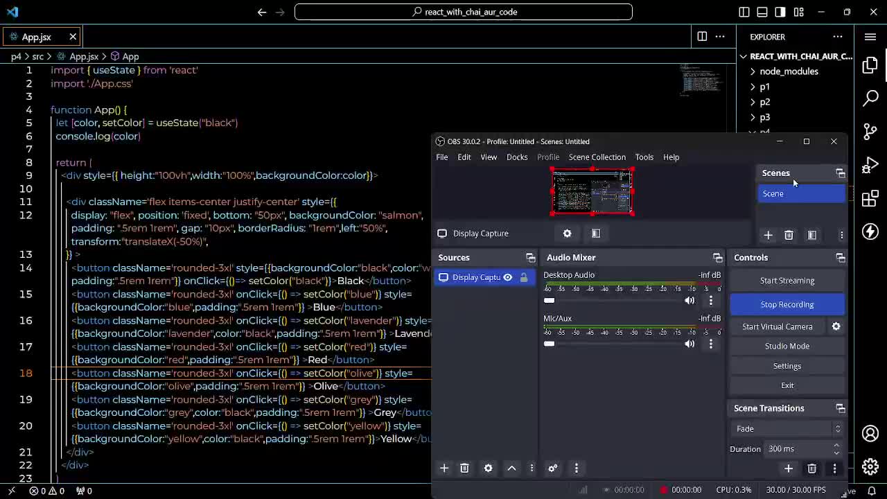 Ashish Anand on LinkedIn: #reactjs #webdev #backgroundcolorchanger Ashish Anand on LinkedIn: #reactjs #webdev #backgroundcolorchanger