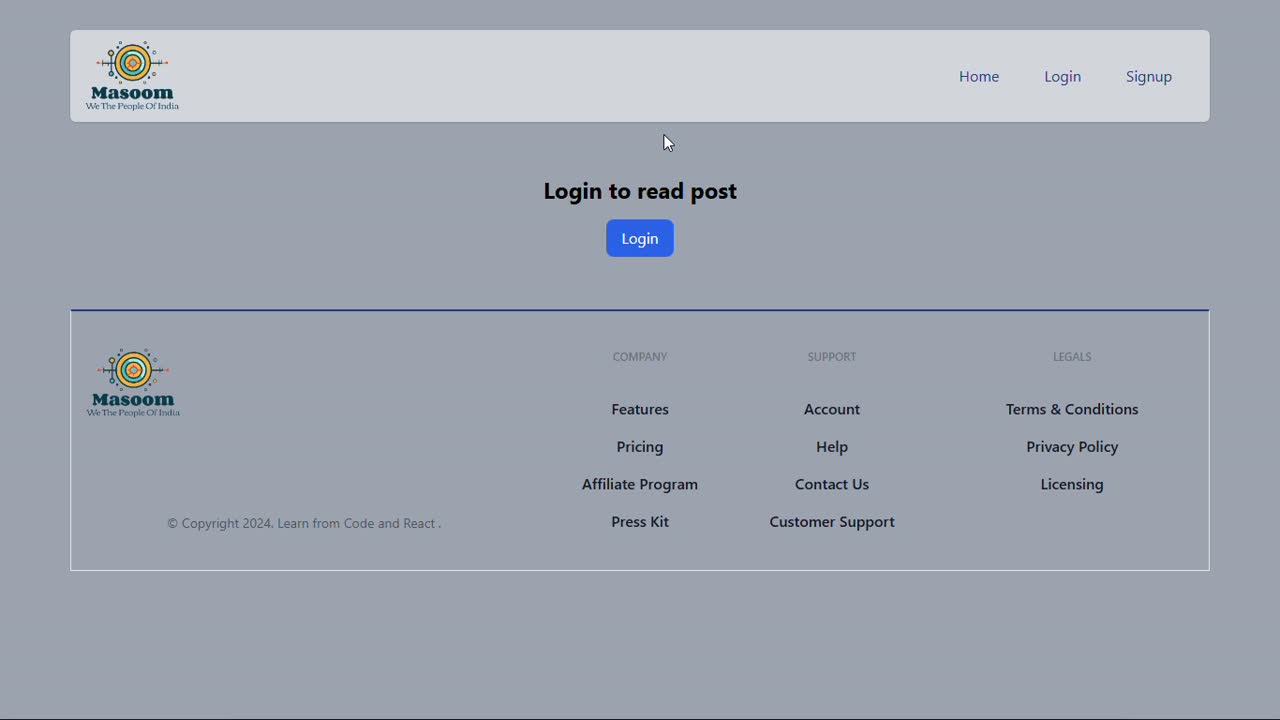 Md Masoom on LinkedIn: #webdevelopment #react #javascript #tailwindcss ... Md Masoom on LinkedIn: #webdevelopment #react #javascript #tailwindcss ...
