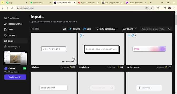 #frontenddevelopment #uiux #cssanimations #webdesign #uiverse #react ... #frontenddevelopment #uiux #cssanimations #webdesign #uiverse #react ...