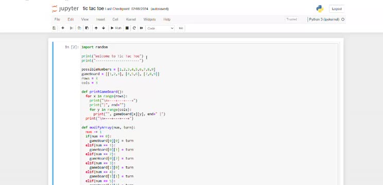 Sanskar Sharma on LinkedIn: #python #codingjourney #tictactoe # ... Sanskar Sharma on LinkedIn: #python #codingjourney #tictactoe # ...