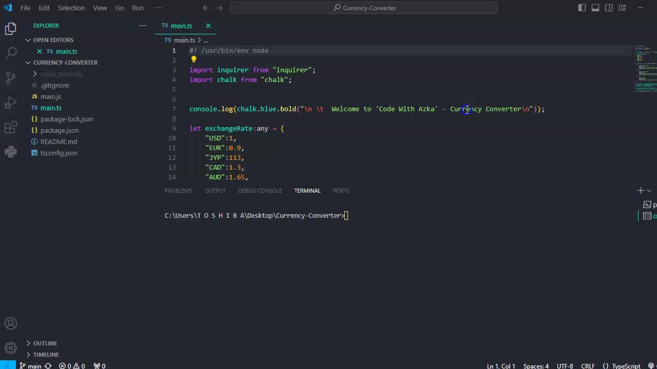 Developed a Currency Converter with TypeScript | Azka Khizer posted on ... Developed a Currency Converter with TypeScript | Azka Khizer posted on ...