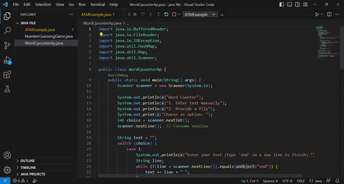 #wordcounter #java #intership #java | Simran Kumari #wordcounter #java #intership #java | Simran Kumari