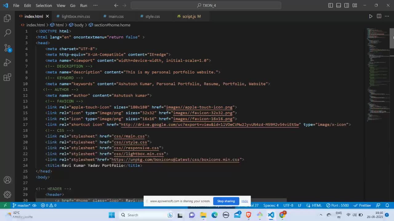 Ravi Kumar Yadav on LinkedIn: #oasisinfobyte #webdevelopment #webdesign ... Ravi Kumar Yadav on LinkedIn: #oasisinfobyte #webdevelopment #webdesign ...