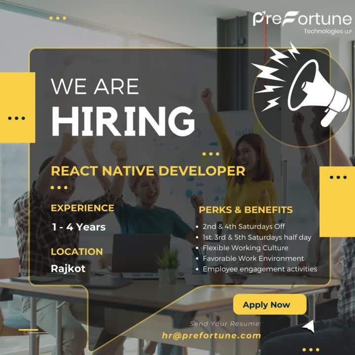 Prefortune Technologies LLP on LinkedIn: #reactnative #javascript # ... Prefortune Technologies LLP on LinkedIn: #reactnative #javascript # ...