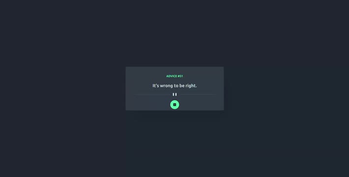Saad Rahman on LinkedIn: 👨🚀 Created an advice generator app using ... Saad Rahman on LinkedIn: 👨🚀 Created an advice generator app using ...